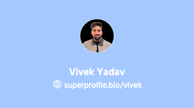 Vivek Yadav | SuperProfile