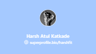Harsh Atul Katkade | SuperProfile