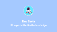 Dev Savla | SuperProfile