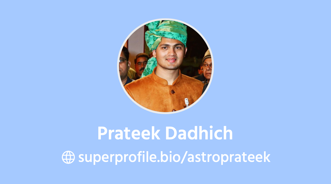Prateek Dadhich | SuperProfile