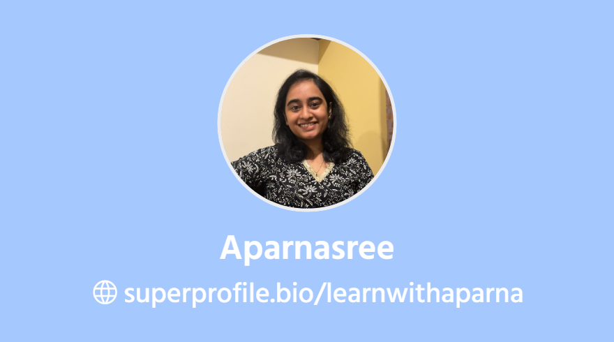 Aparnasree | SuperProfile