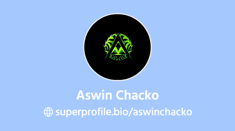 Aswin Chacko | SuperProfile