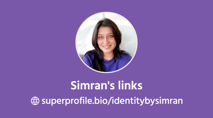 Simran's links | SuperProfile